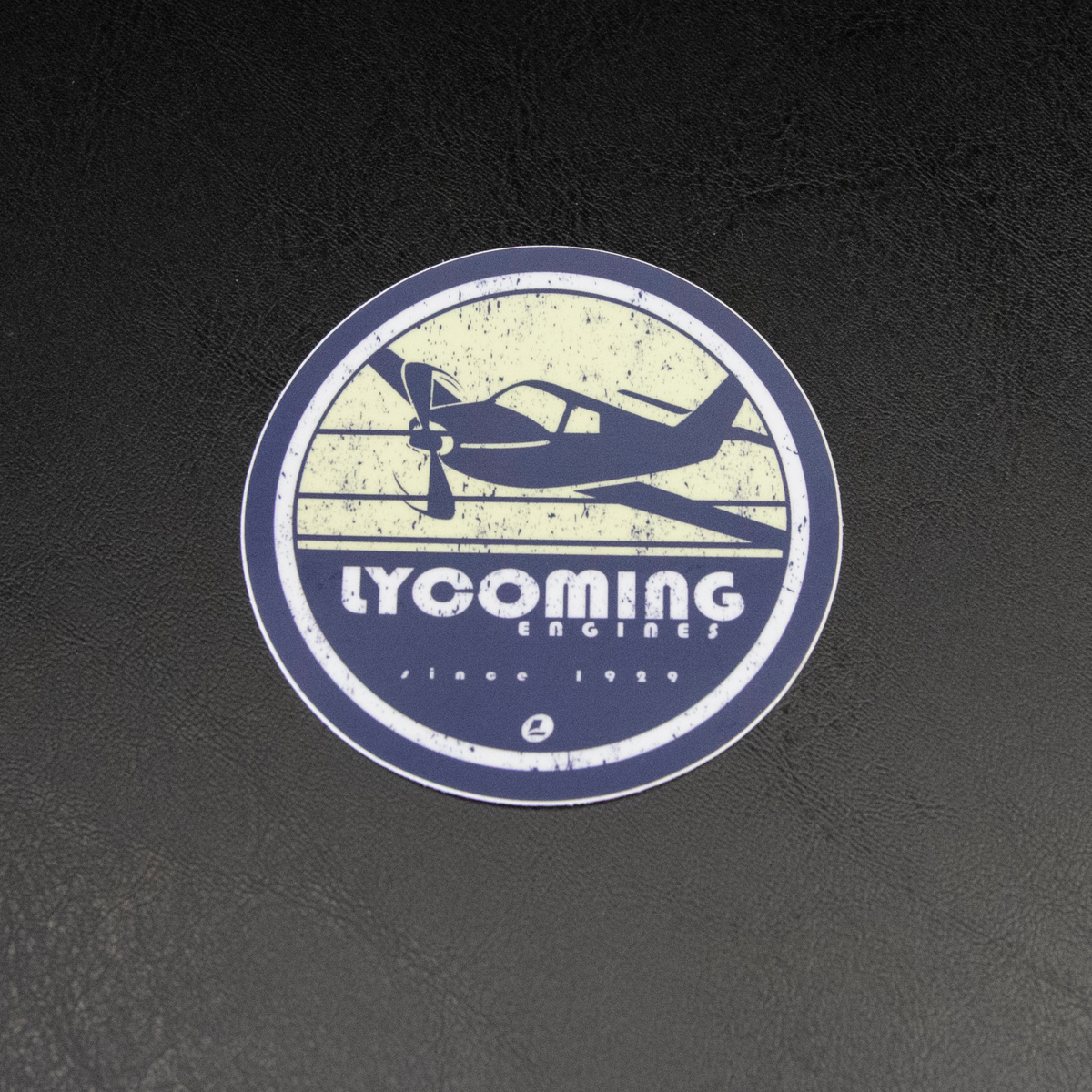 Retro Logo Sticker – Lycoming Engine Gear